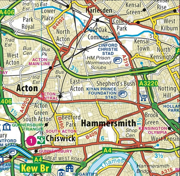 Philips A4 Driver's Britain Road Atlas – The Map Shop - Adelaide