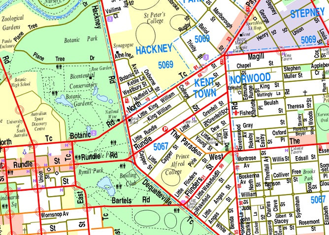CTS 4 Sheet Adelaide - B – The Map Shop - Adelaide
