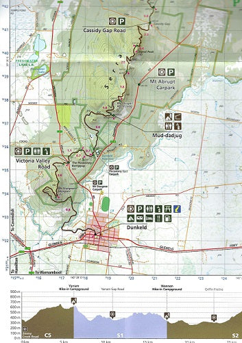 Meridian Maps - Grampians Peak Trail South – The Map Shop - Adelaide