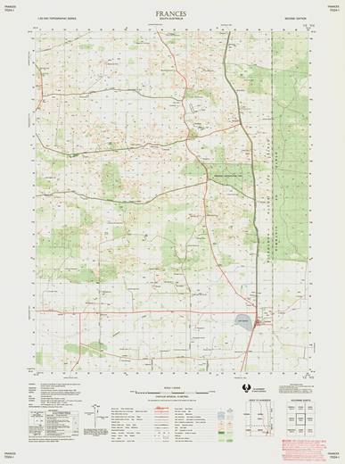 7024-1 Frances – The Map Shop - Adelaide