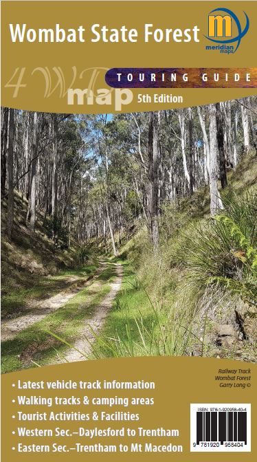Meridian Maps - Wombat State Forest 4WD Map – The Map Shop - Adelaide