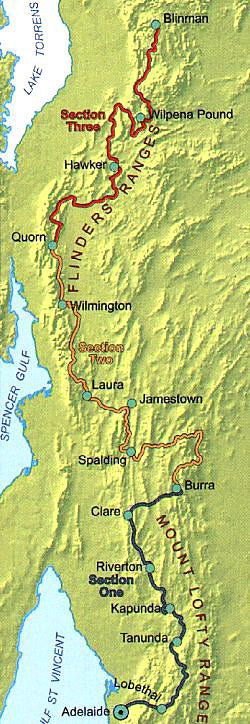 Mawson Trail - Map Pack 3 – The Map Shop - Adelaide